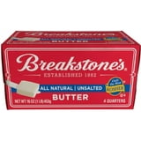 Breakstone's Unsalted Elgin Butter Quarters 18/1# - Walmart.com
