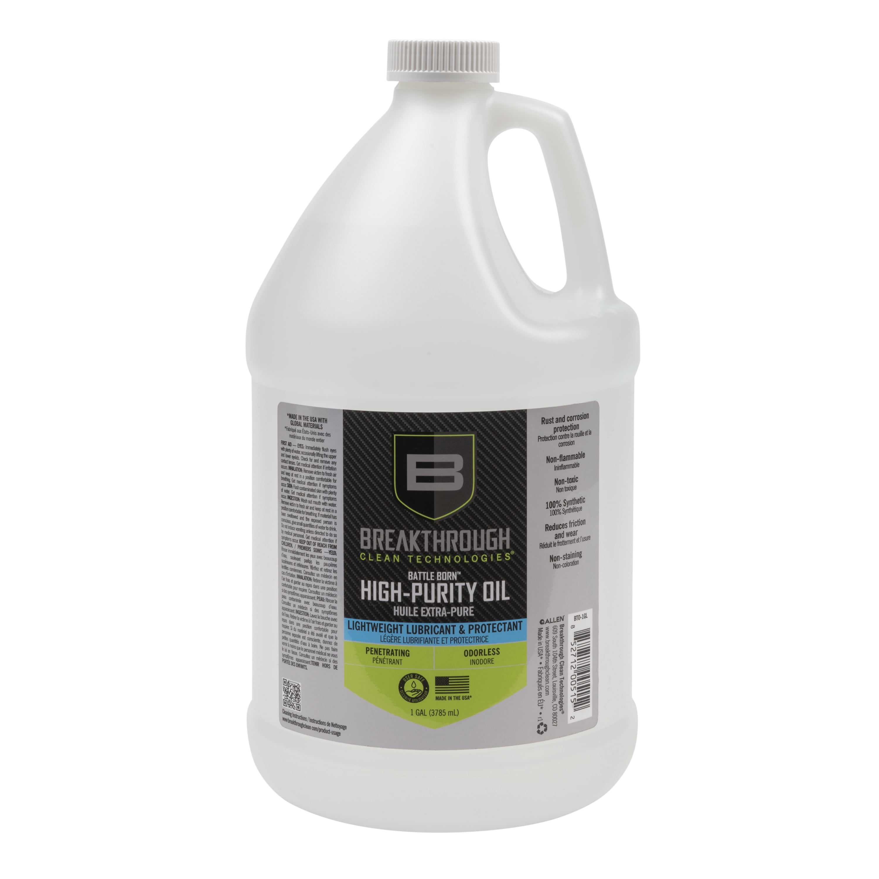Breakthrough Clean Technologies® Battle Born High-Purity Oil, 1-Gallon ...