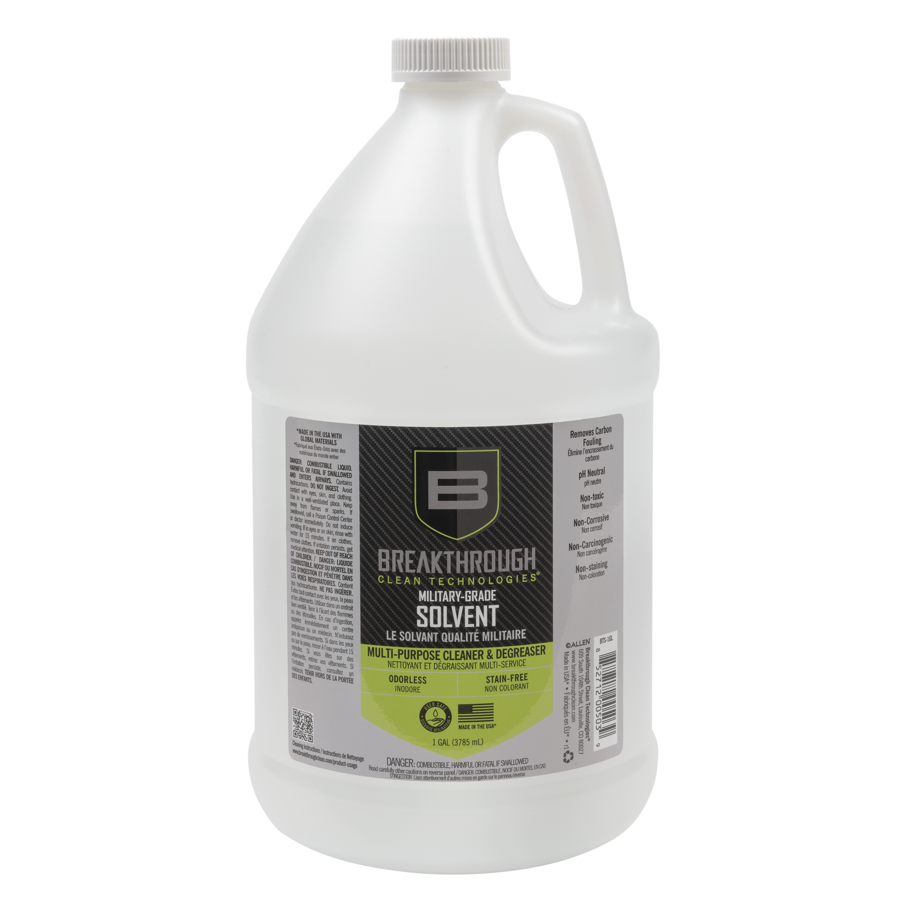 Breakthrough Clean Technologies® Military-Grade Solvent, 1-Gallon Jug ...