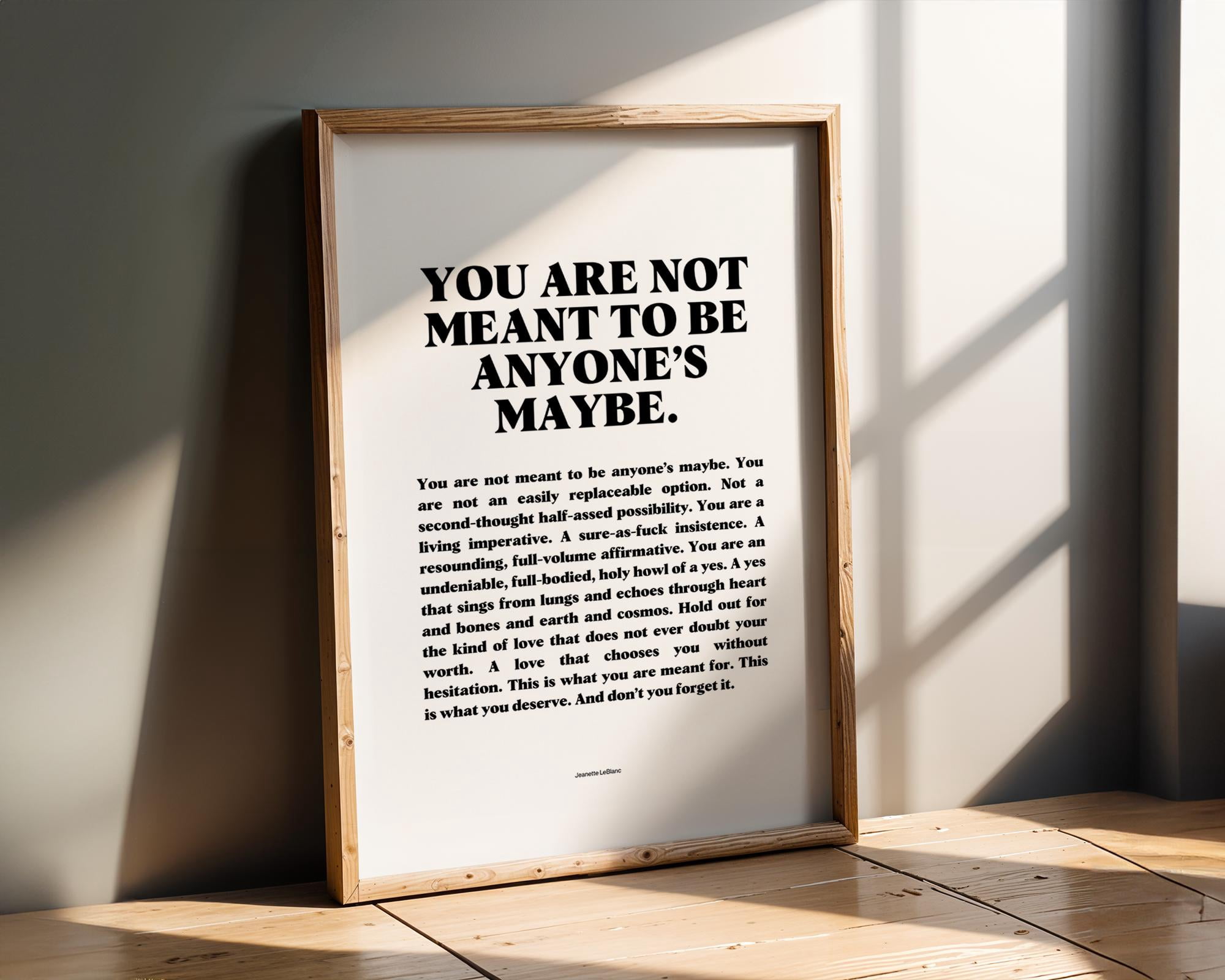 Breakup Wall Art Relationship Advice Quote Poster Dating And ...