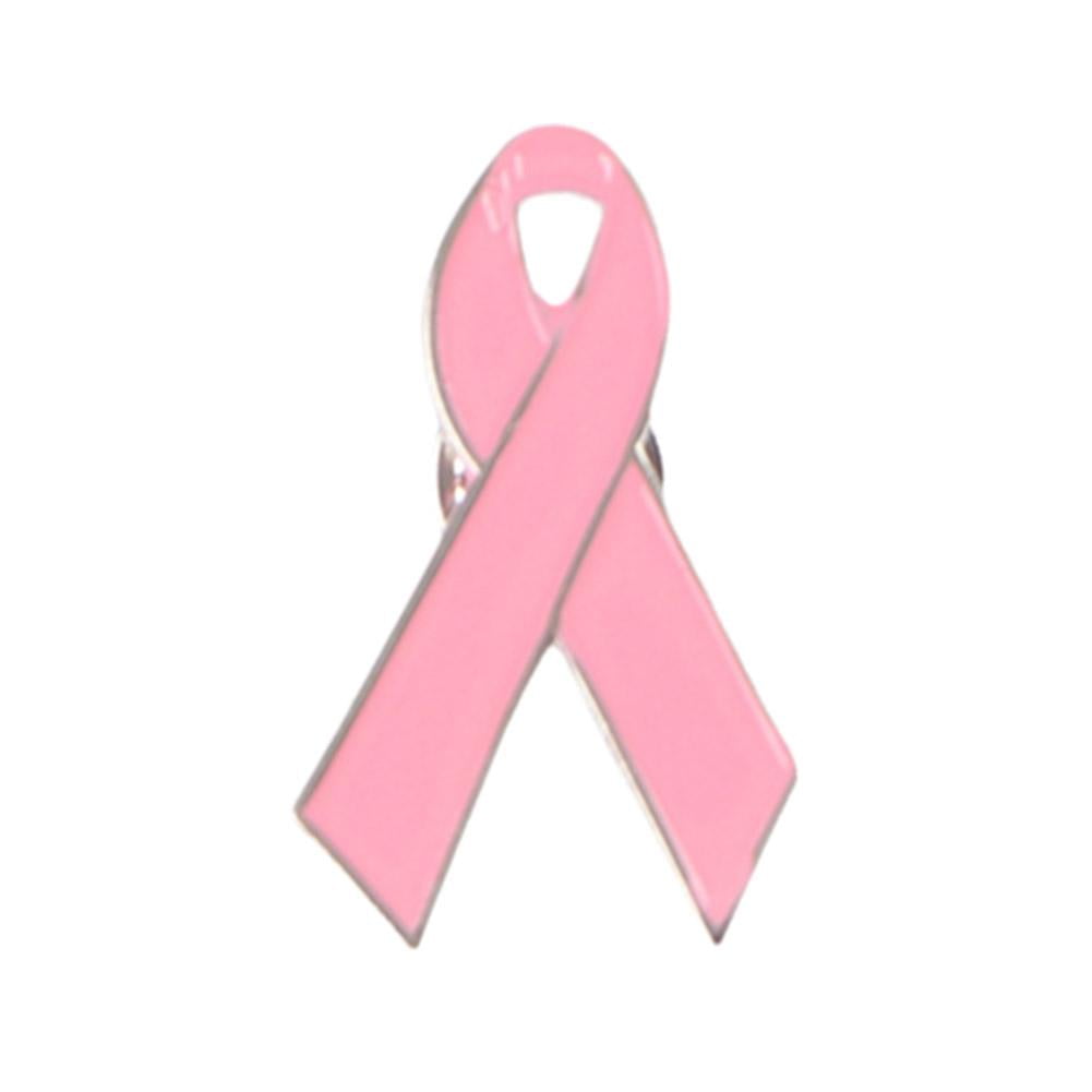 Breast Cancer Awaren Pin Brooch Metal Pink Ribbon Badge port Lapel USN ...