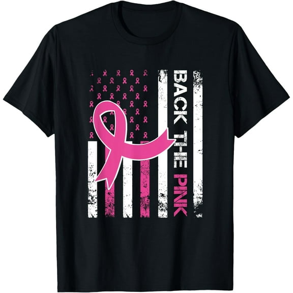 Awkward Styles Hope American Flag Tshirt Pink Ribbon Youth Shirt Breast ...