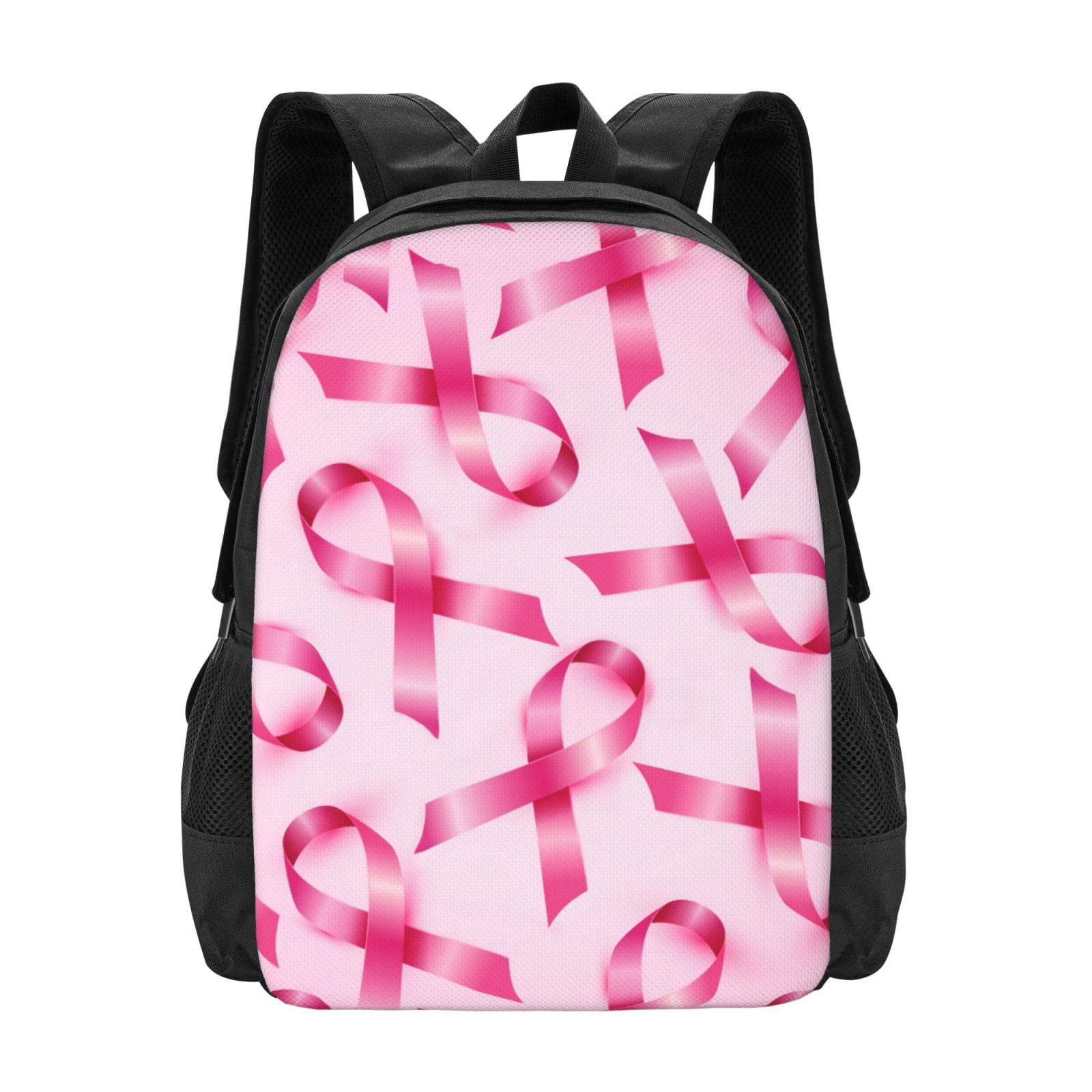 Breast Cancer Awareness Backpacks for Men Women Book Bag Travel Hiking ...