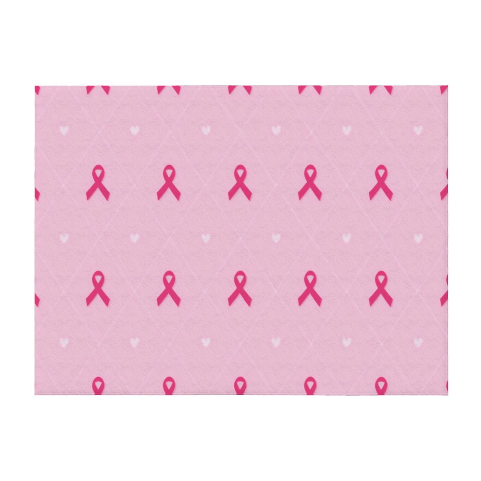 Breast Cancer Awareness Flannel Blanket Soft Lightweight Plush Fuzzy ...