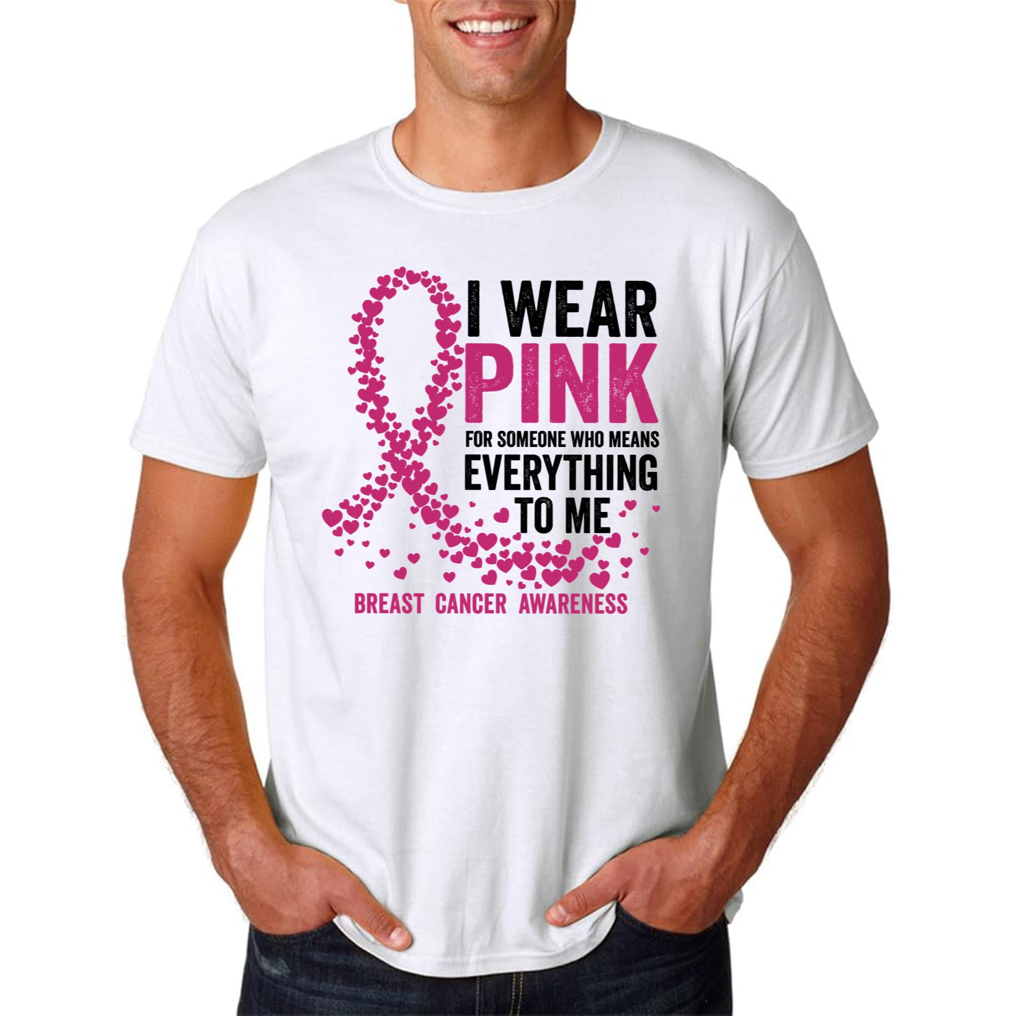 Breast Cancer Awareness Graphic Tee, Support Pink Ribbon Shirt ...