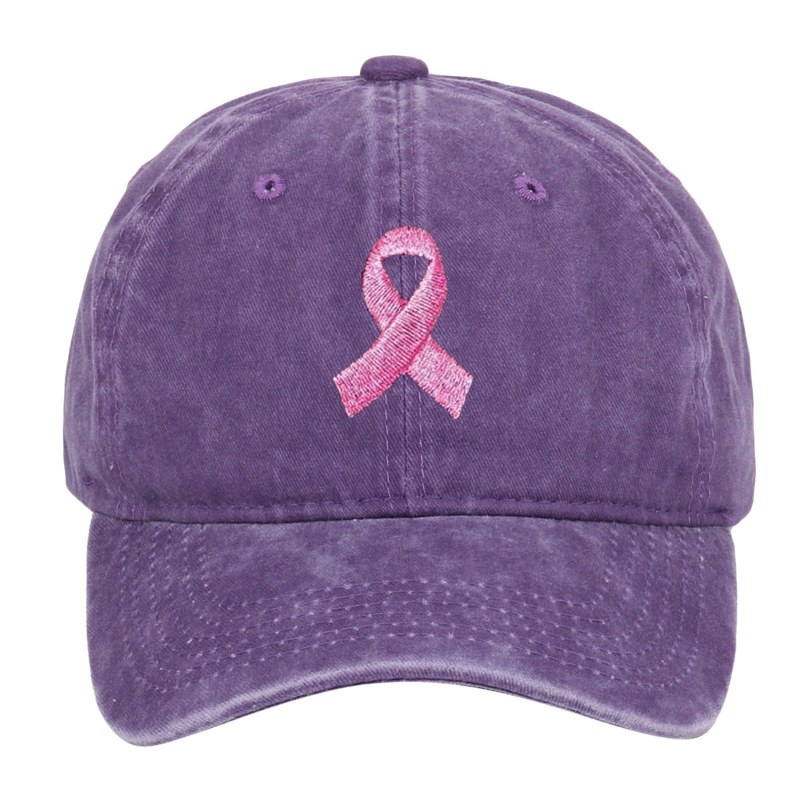 Cancer Awareness Hat - Embroidered_Pink Ribbon Baseball Caps ...