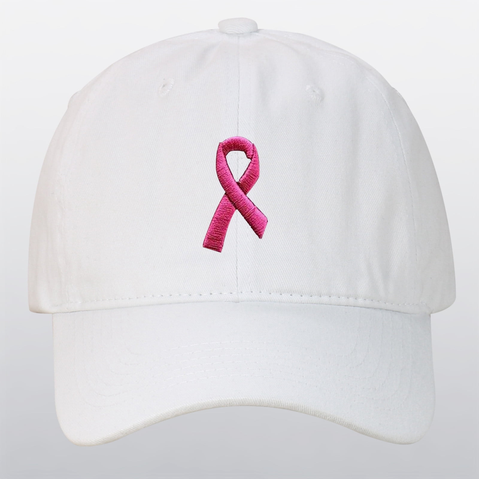 Breast Cancer Awareness Hat for Women, Embroidered Pink Ribbon Vintage ...