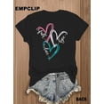 Breast Cancer Awareness Heart Shaped Ribbon Campaign Graphic Unisex T ...
