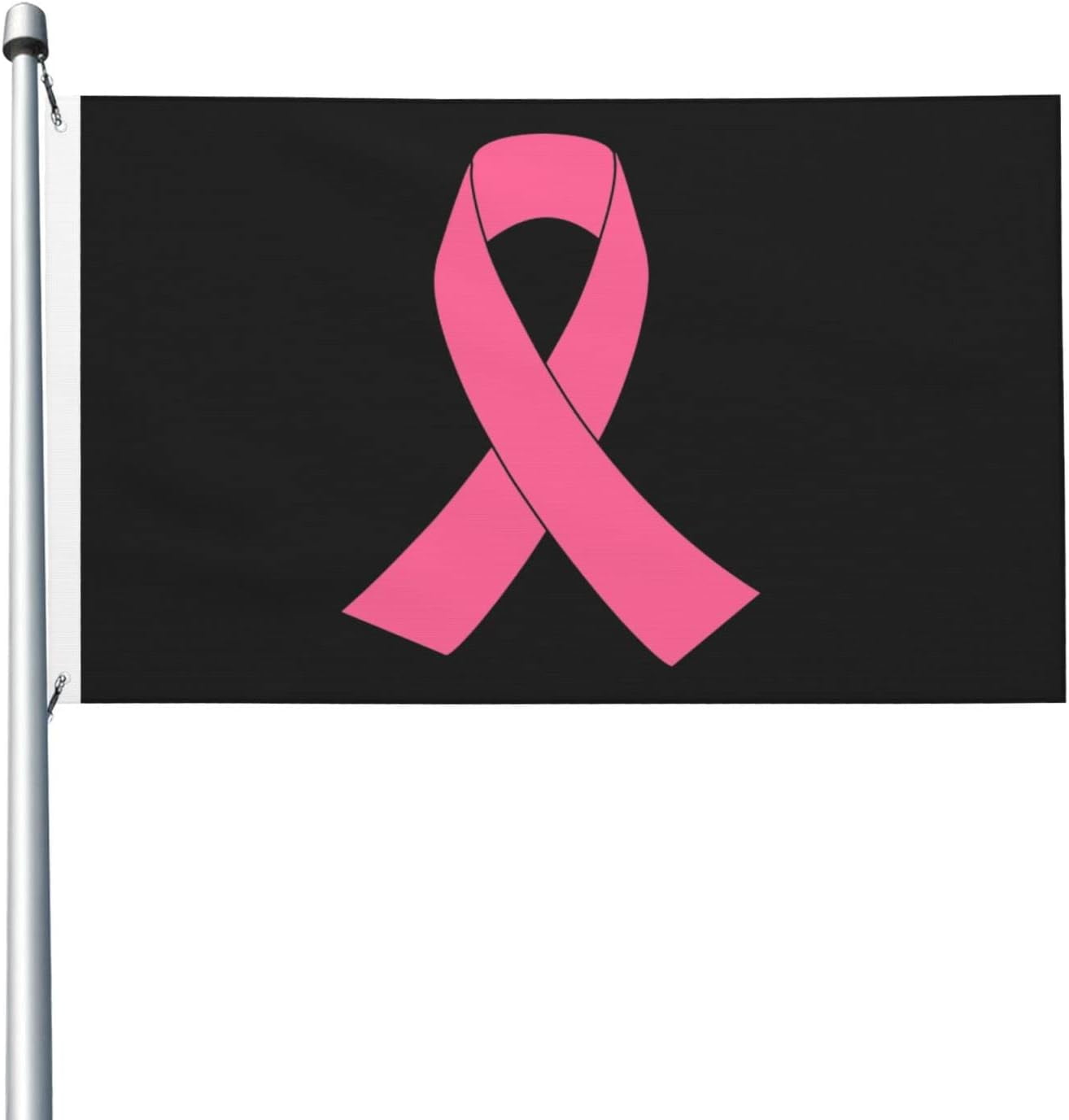 Breast-Cancer-Awareness Logo Flags 3x5 Ft Double Sided Flag Decoration ...