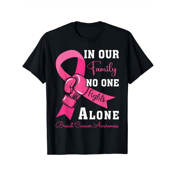 Breast Cancer Awareness Men's T-Shirt- Soft Cotton Blend, Comfortable ...