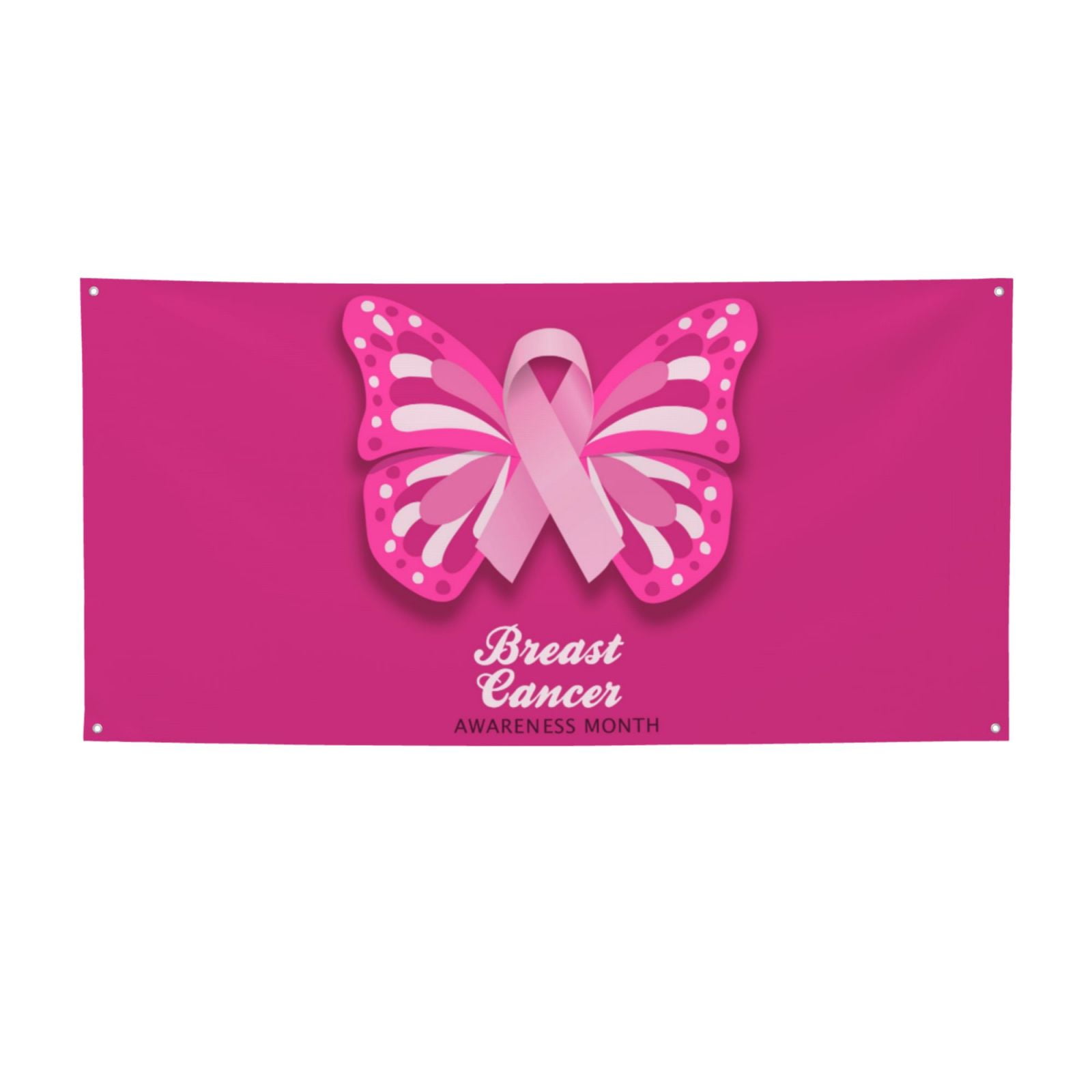 Breast Cancer Awareness Month Banner Backdrop Porch Sign Medium Holiday ...