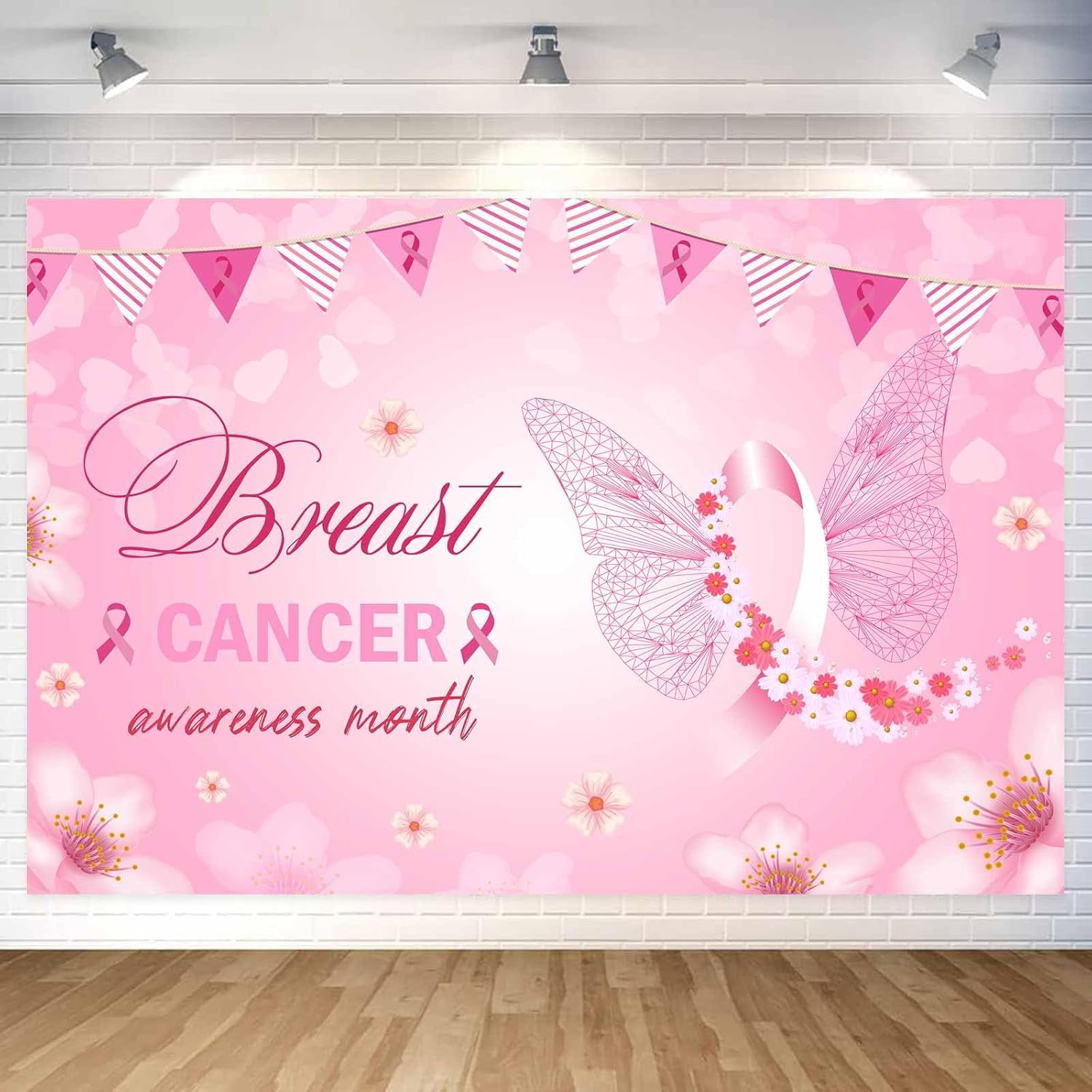 Breast Cancer Awareness Photo Backdrop Photography Background Pink ...