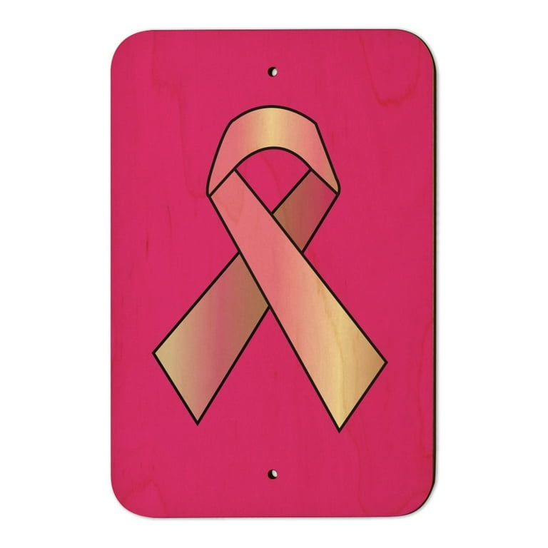 Pink Cancer Sign Pink Cancer Breast Ribbon Logo Sign PNG Image