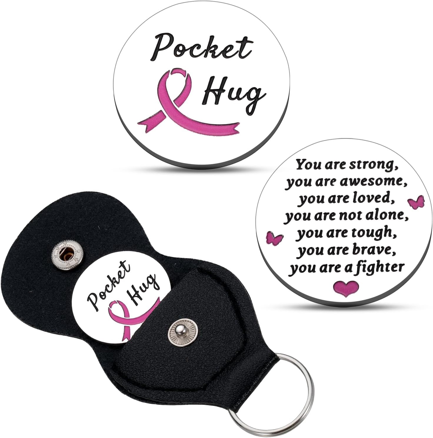 Breast Cancer Awareness Pocket Hug for Women Breast Cancer Gifts for ...
