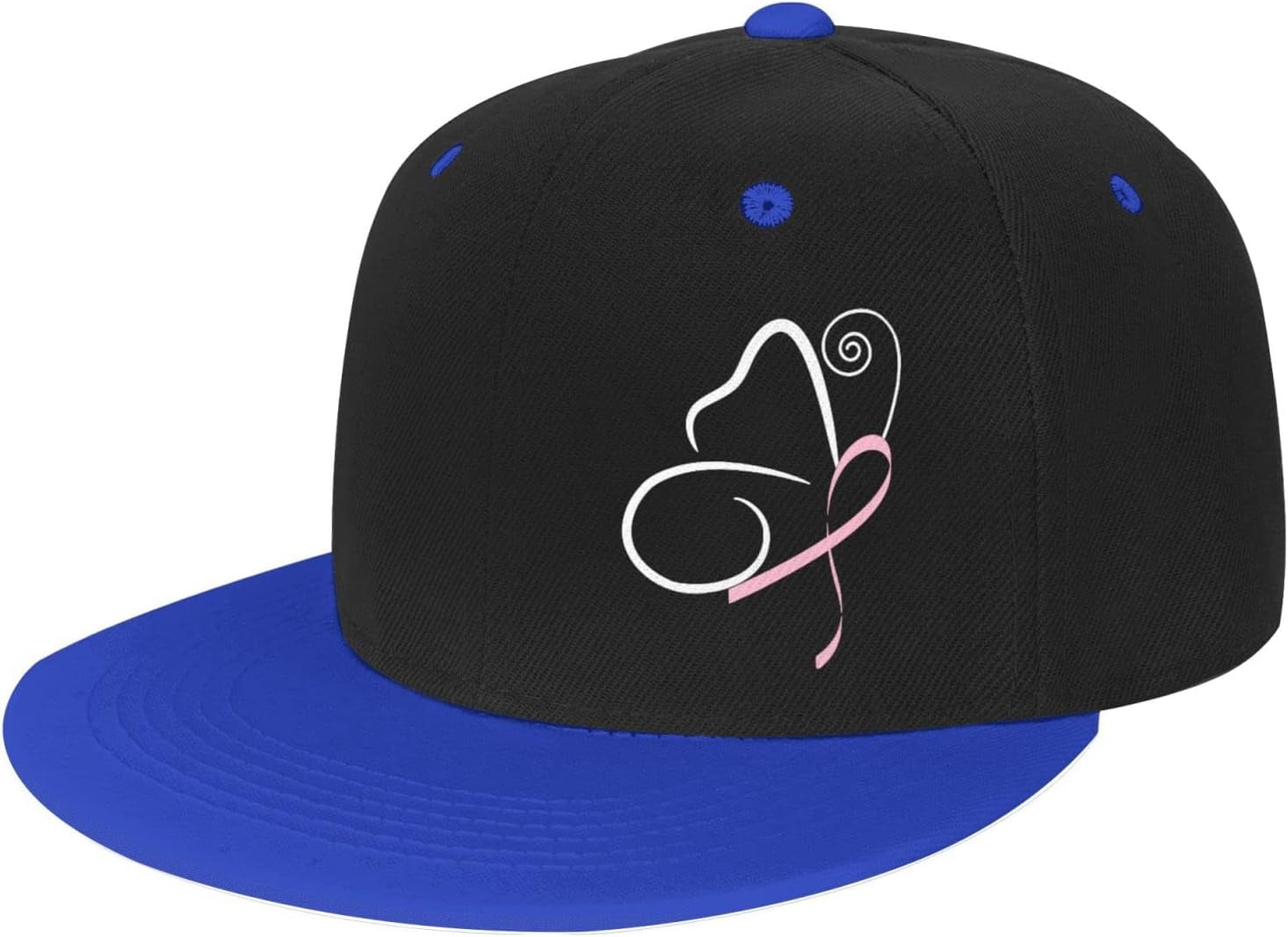 Breast Cancer Awareness Ribbon Butterfly Baseball Cap Unisex Children ...