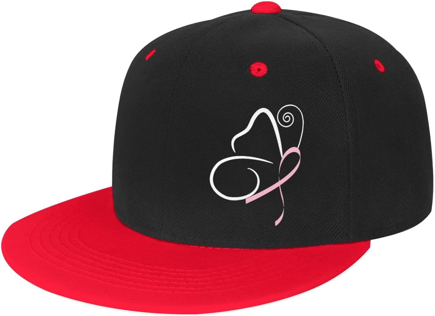 Breast Cancer Awareness Ribbon Butterfly Baseball Cap Unisex Children ...