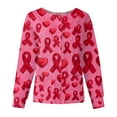Breast Cancer Awareness Scrubs Jackets for Women Scrub Shirts Pink ...