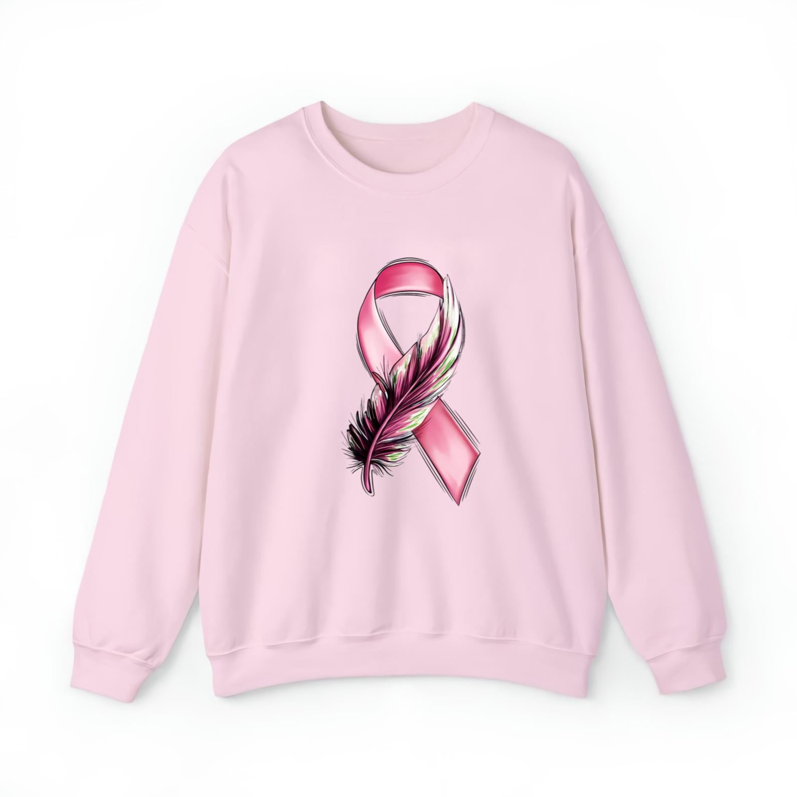 Breast Cancer Awareness Shirts, Feather Graphic Tees, Pink Ribbon ...