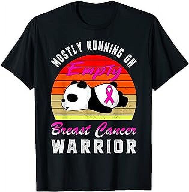 Breast Cancer Awareness Unicorn Breast Cancer Warrior Panda T Shirt
