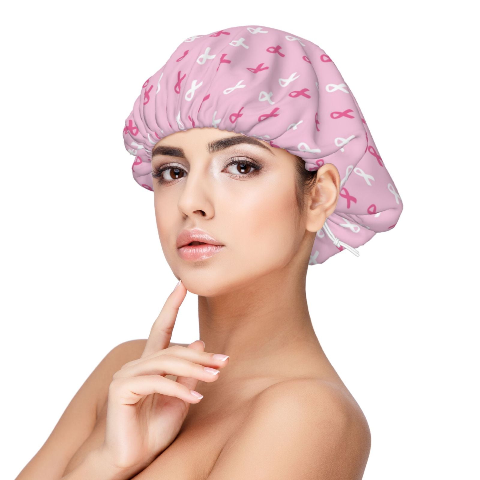 Breast Cancer Awareness5 Silk Bonnet for Sleeping Women Men, Adjustable ...