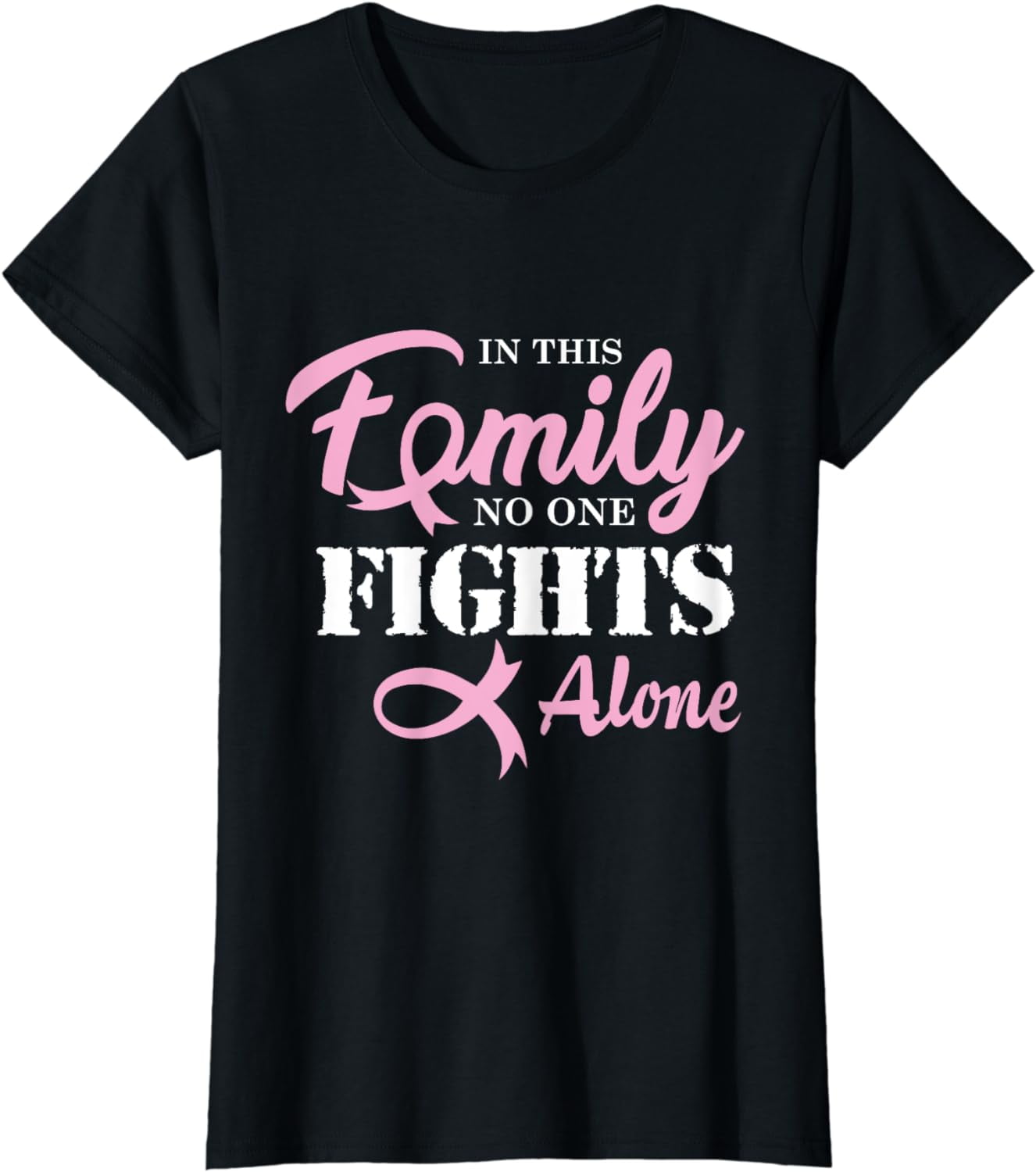Breast Cancer Fight Cancer Ribbon T-Shirt - Walmart.com