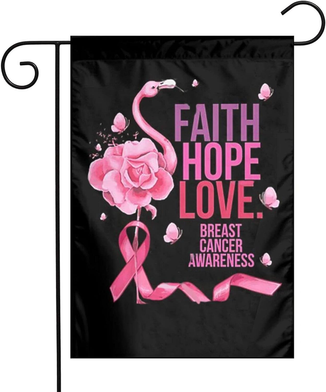 Black Duck Brand Pink Ribbon Breast Cancer Awareness 3'x5' Indoor ...