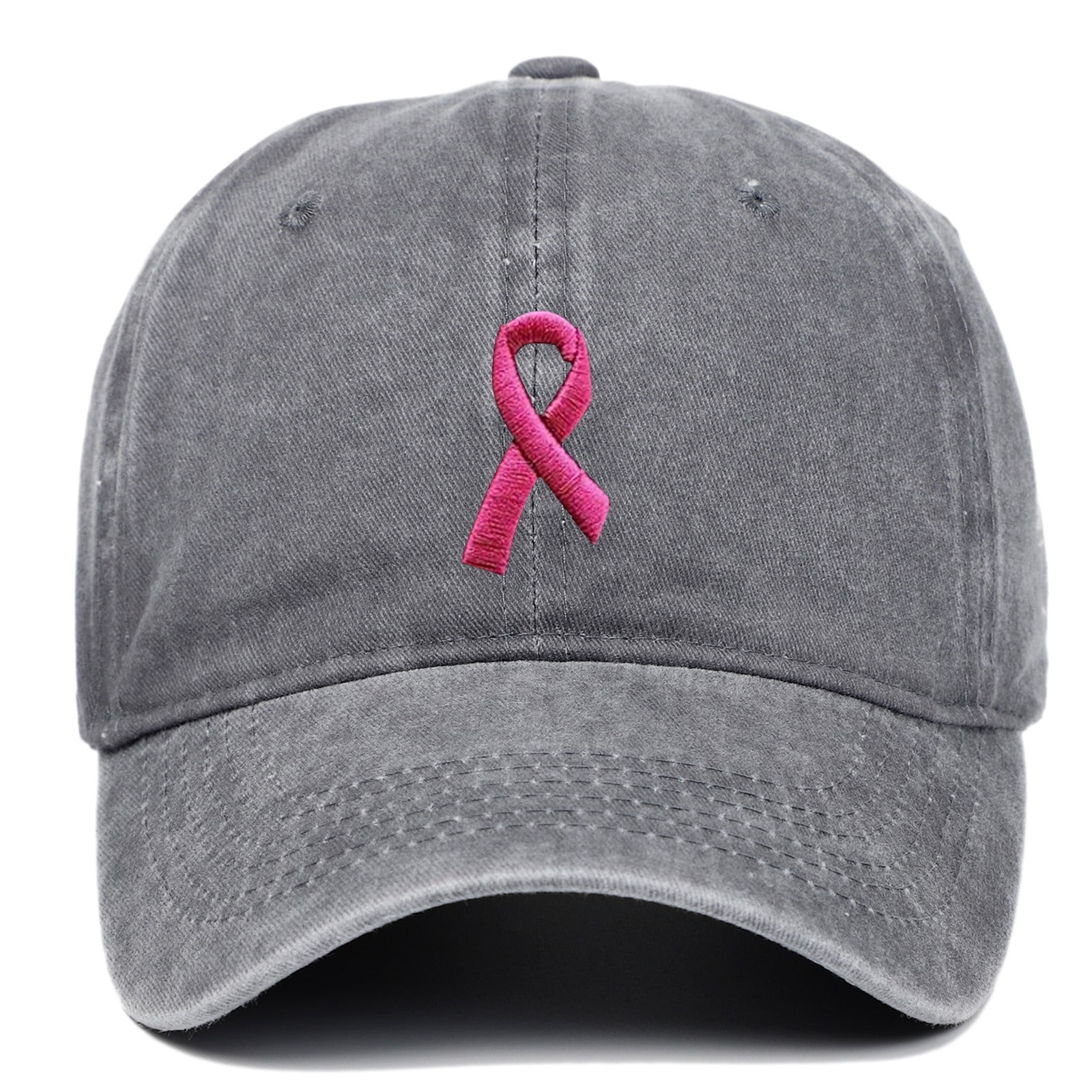 Breast Cancer Hats for Women Embroidered Adjustable Breast Cancer ...