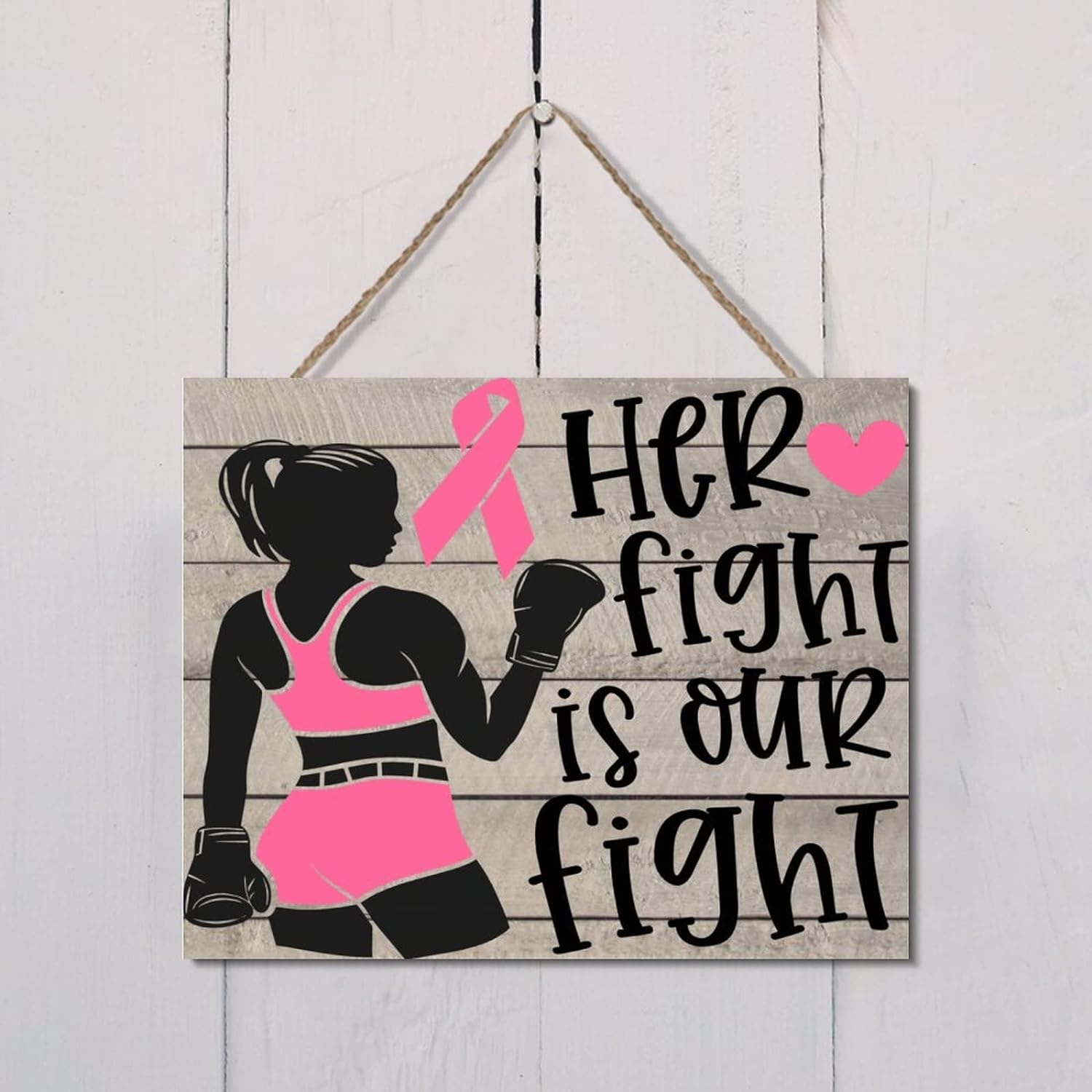 Breast Cancer Her Fight Is Our Fight Wood Signs Avoid Breast Cancer ...