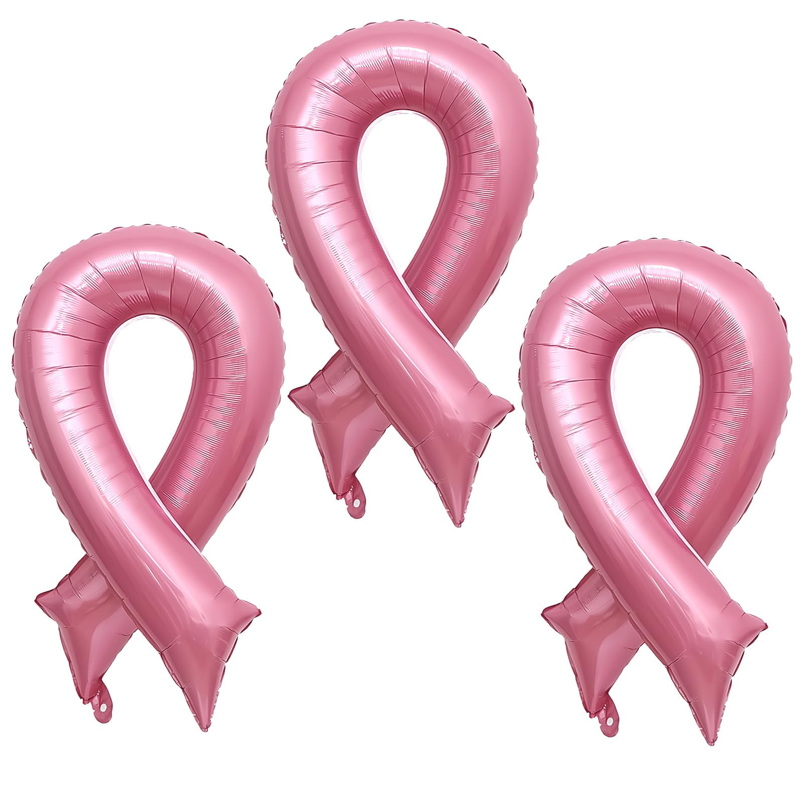 Breast Cancer Pink Ribbon Balloons Ribbon Shaped H2FSDFoil Balloons ...