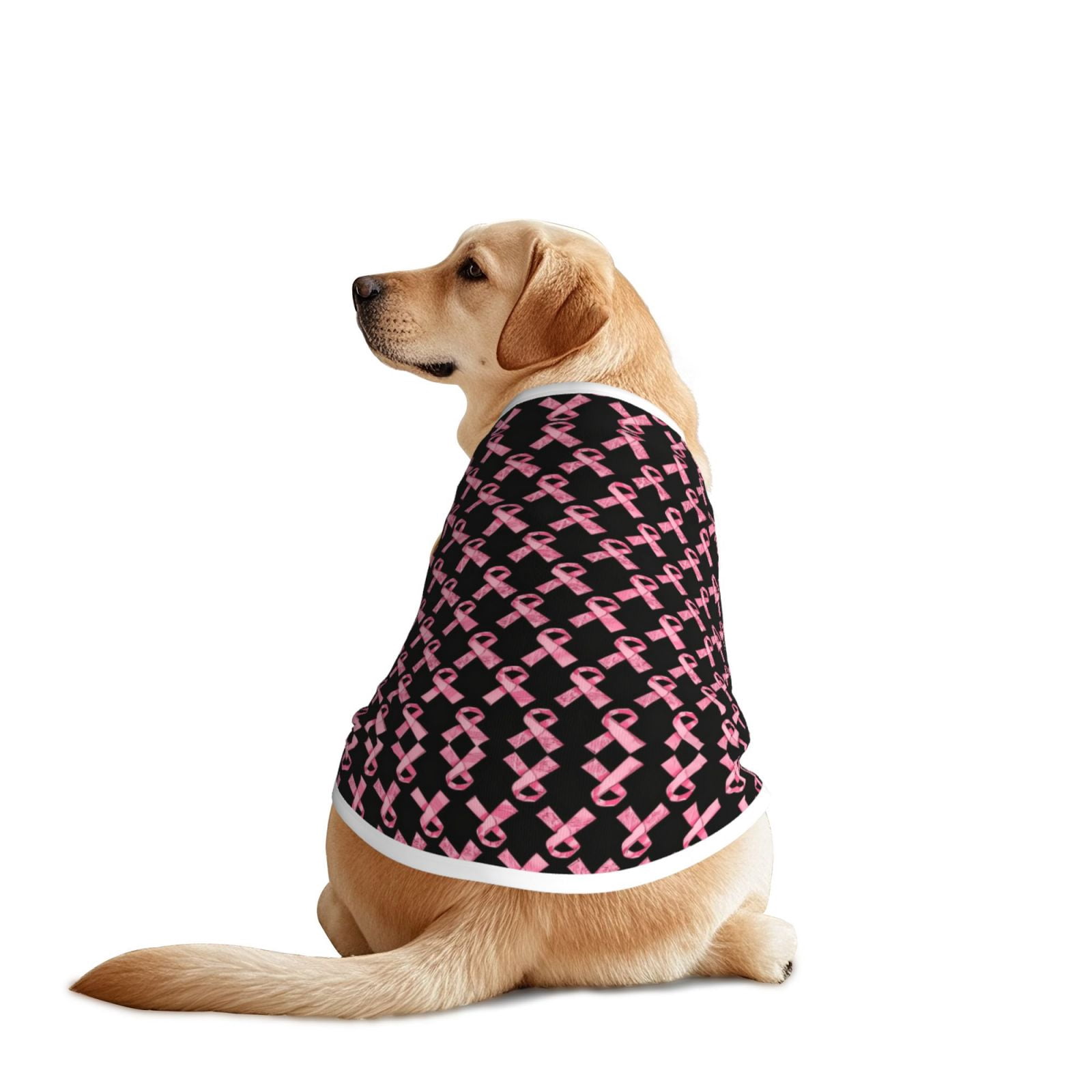 Breast Cancer Ribbon Pattern Dog T Shirts Vest for Dogs Fit - Spring ...
