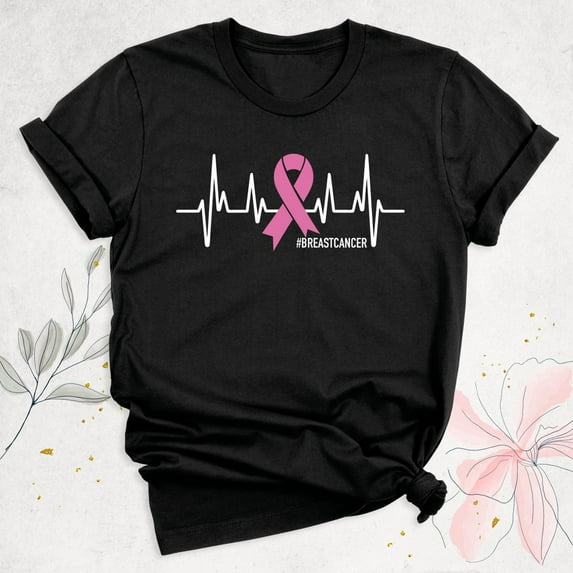 Breast Cancer Ribbon Shirt, Cancer Awareness Shirt, Cancer Survivor ...