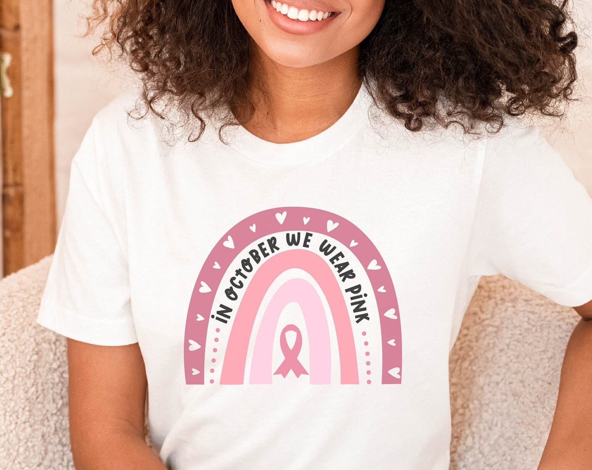 Breast Cancer Shirt Cancer Support Shirt Breast Cancer Month Cancer ...
