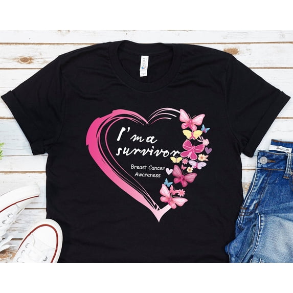 Breast Cancer Shirt Iamp39m A Survivor Shirt Motivational T Shirt ...