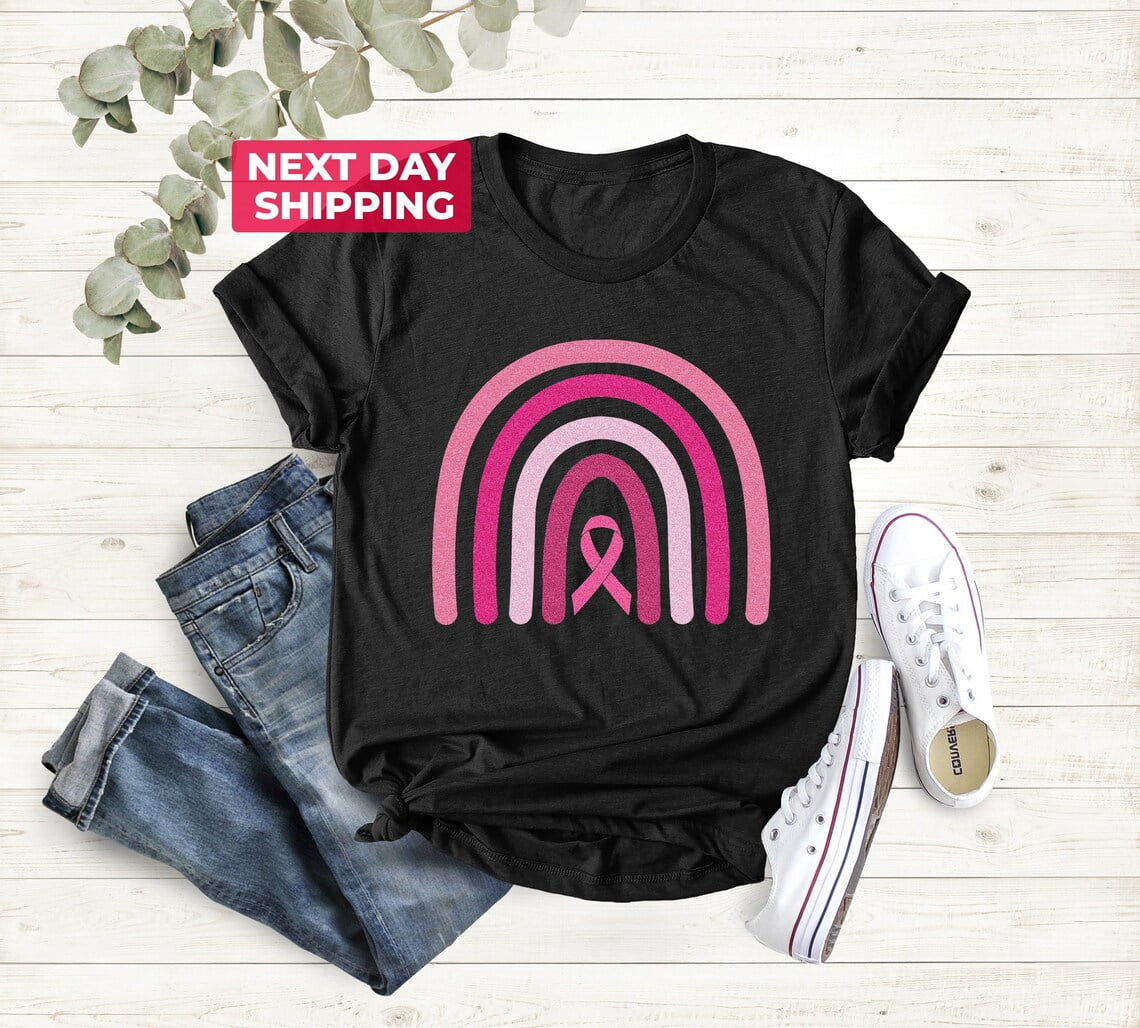 Breast Cancer Shirt, Pink Ribbon Shirt, Cancer Awareness Shirt, Breast ...