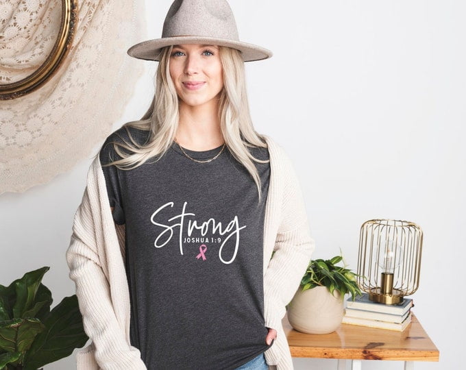 Breast Cancer Shirt, Strong Shirt, Breast Cancer Survivor Shirts ...