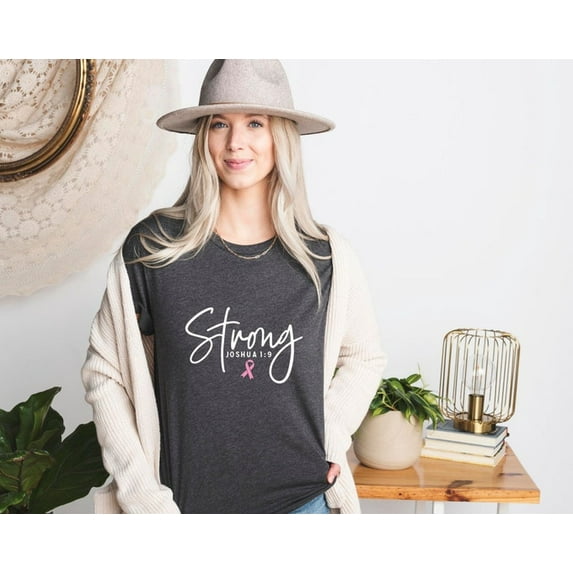 Breast Cancer Shirt, Strong Shirt, Breast Cancer Survivor Shirts, Cancer Warrior T-Shirt ...