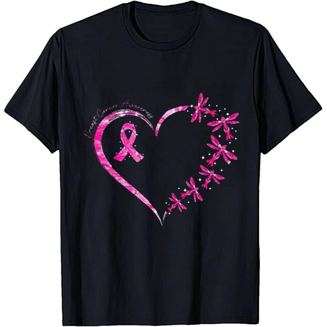 Breast Cancer Shirts for Women,Ribbon with Boxing Gloves Printed ...