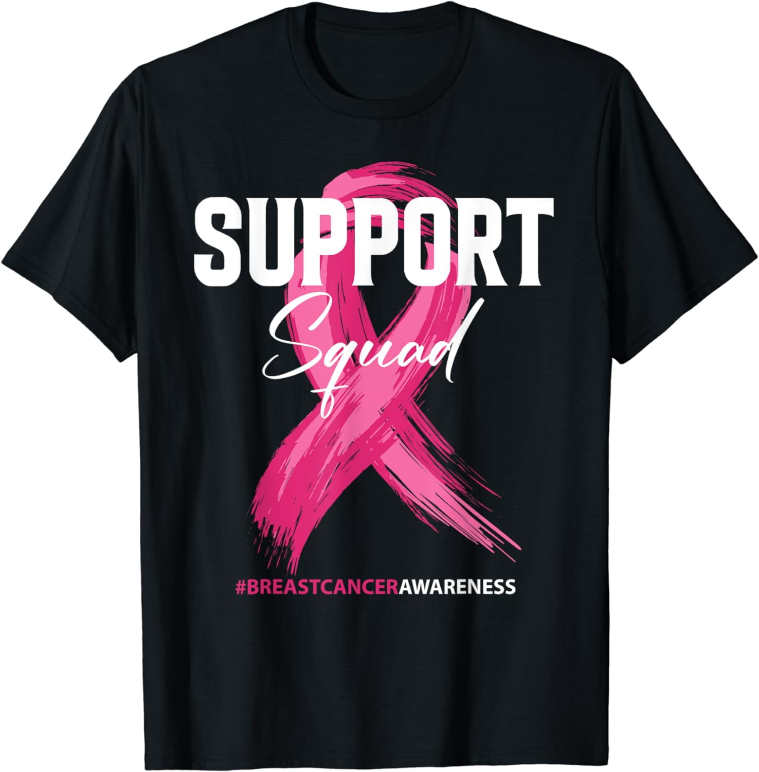 Breast Cancer Support Squad Breast Cancer Awareness T-Shirt - Walmart.com