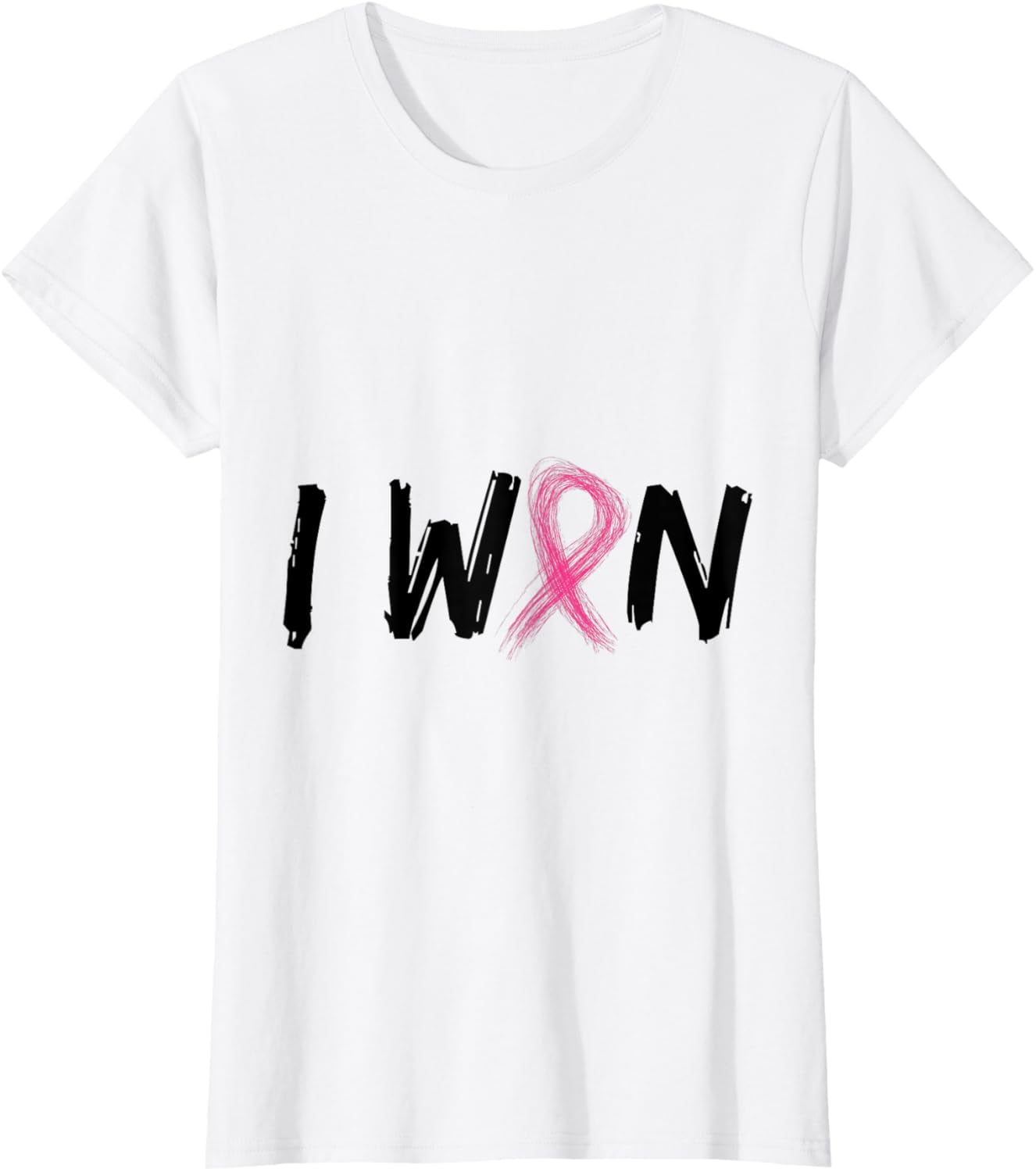 Breast Cancer Survivor, I WON Pink Ribbon T Shirt T-Shirt - Walmart.com