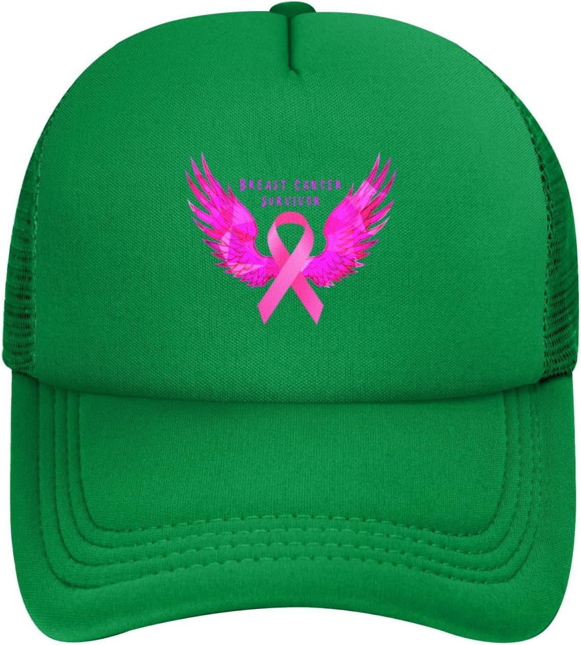 Breast Cancer Survivor Trucker Hat High Crown Mesh Back Trucker Hat ...