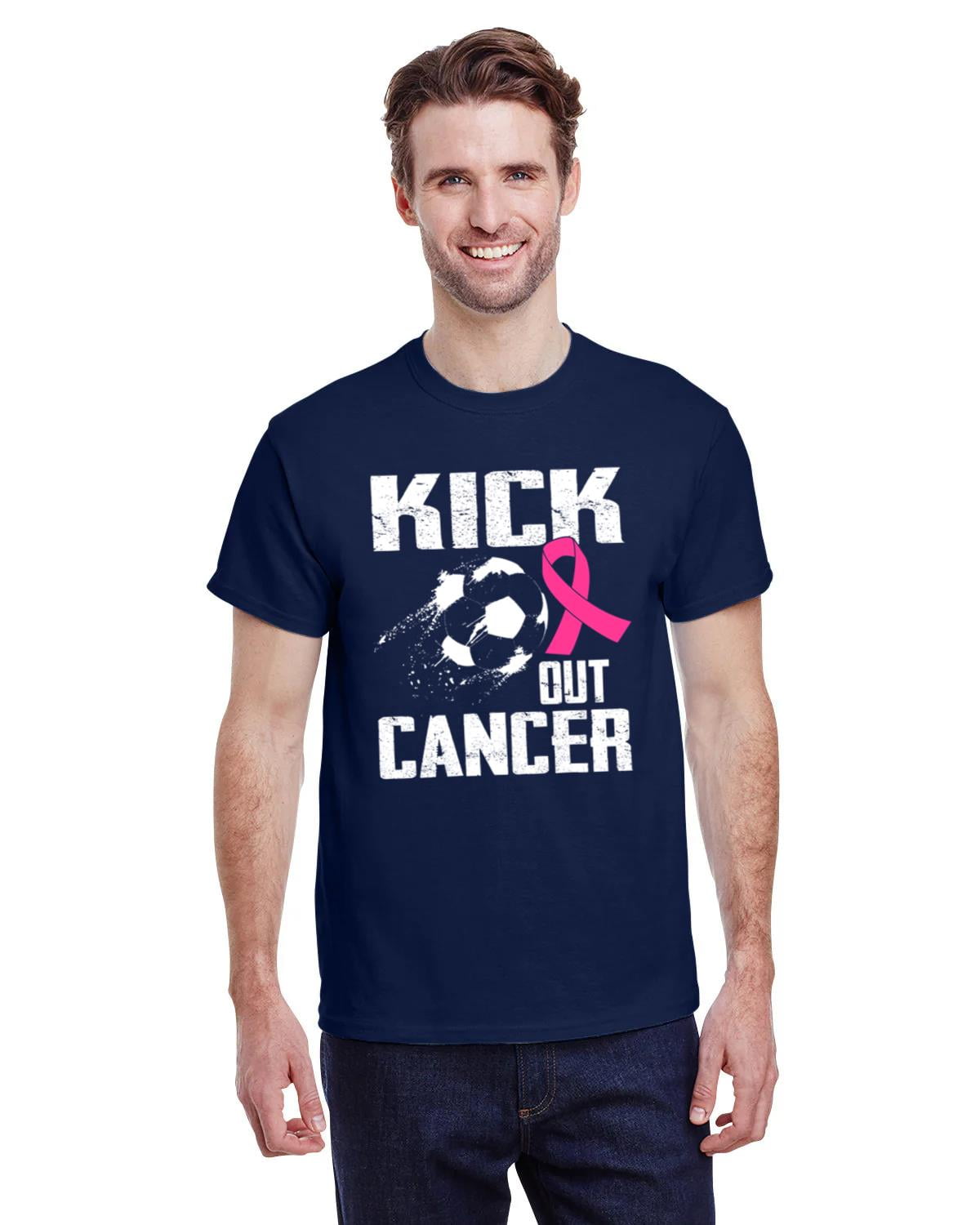 Breast Cancer Survivors Kick Out Cancer Soccer T-SHIRT, for men & women ...