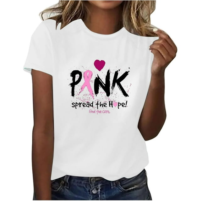 Breast Cancer Tshirt Plus Size Breast Cancer Awareness Shirts Cancer ...