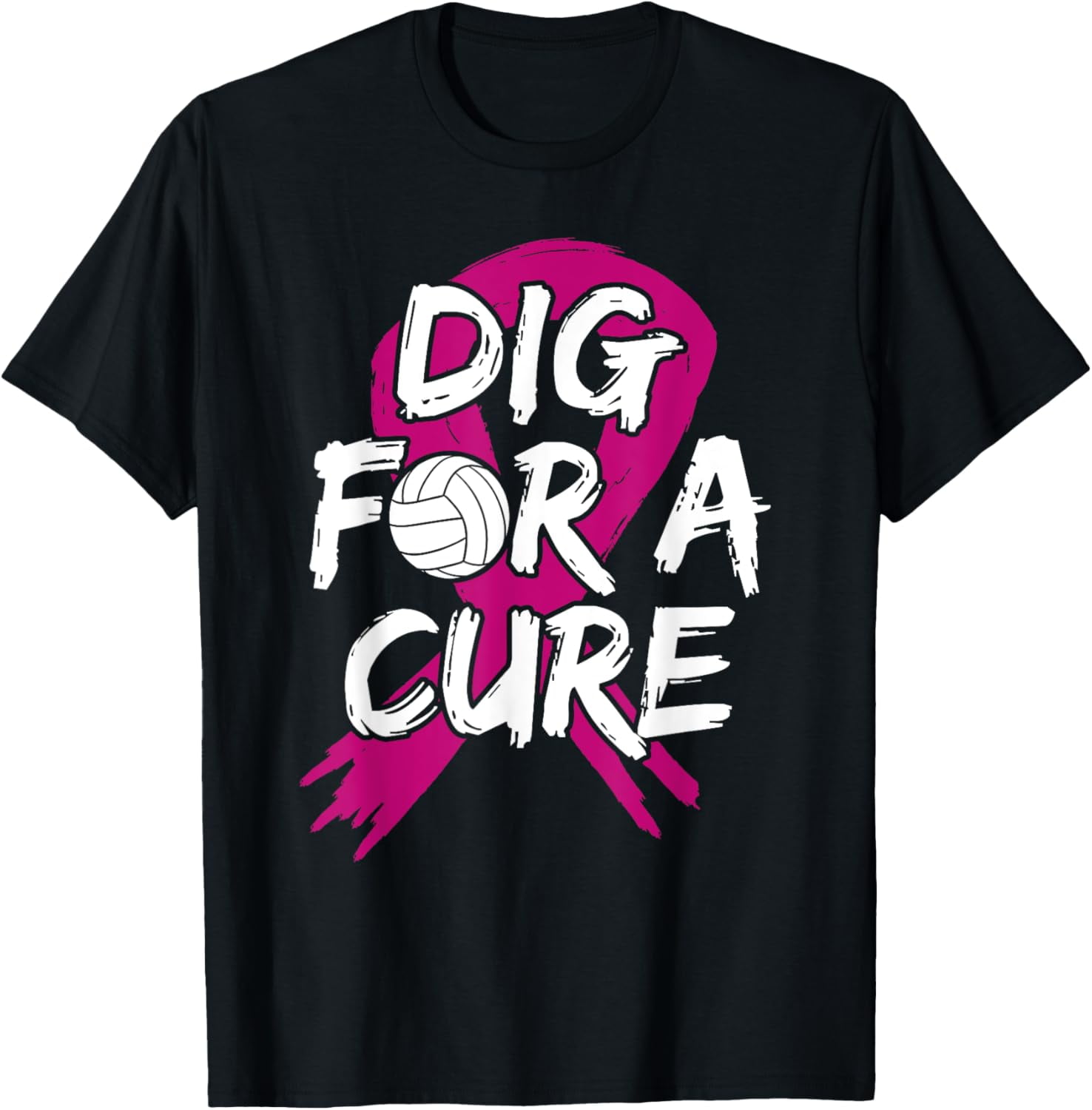Breast Cancer Volleyball Pink Ribbon Surgery Carcinoma Sport T-Shirt ...