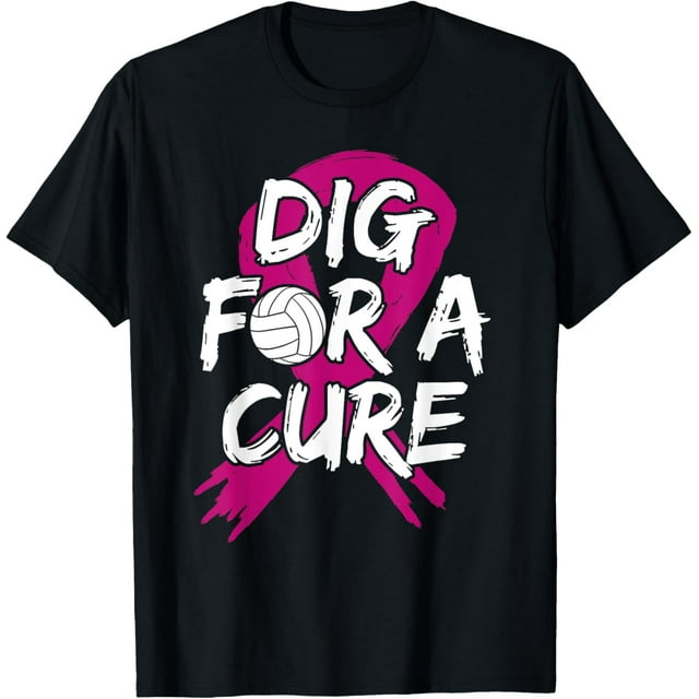 Breast Cancer Volleyball Pink Ribbon Surgery Carcinoma Sport T-Shirt ...