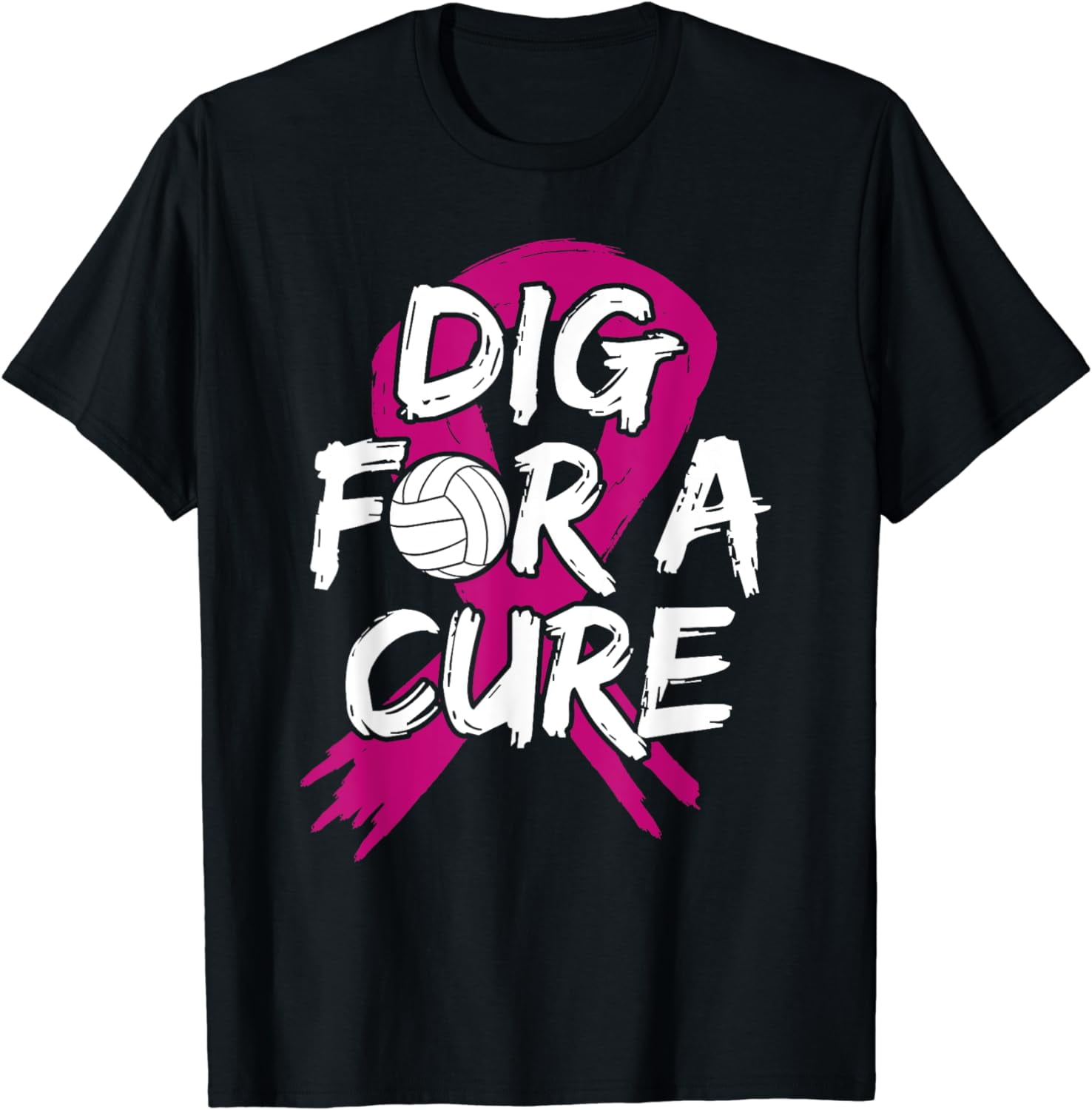 Breast Cancer Volleyball Pink Ribbon Surgery Carcinoma Sport T-Shirt ...