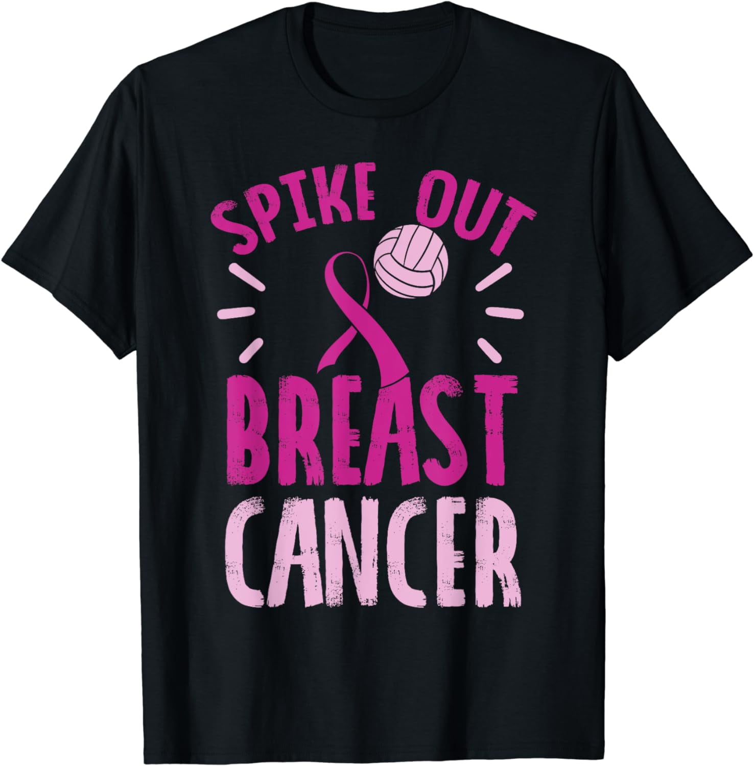 Breast Cancer Volleyball Pink Ribbon Surgery Sport Carcinoma T Shirt