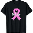 Breast Cancer Warrior Awareness Pink Ribbon Hope Health Support Unisex ...