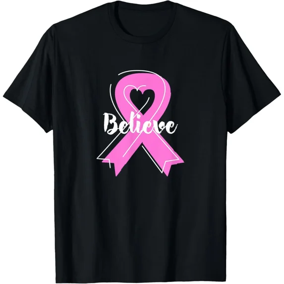 Breast Cancer Warrior Awareness Pink Ribbon Hope Health Support Unisex ...