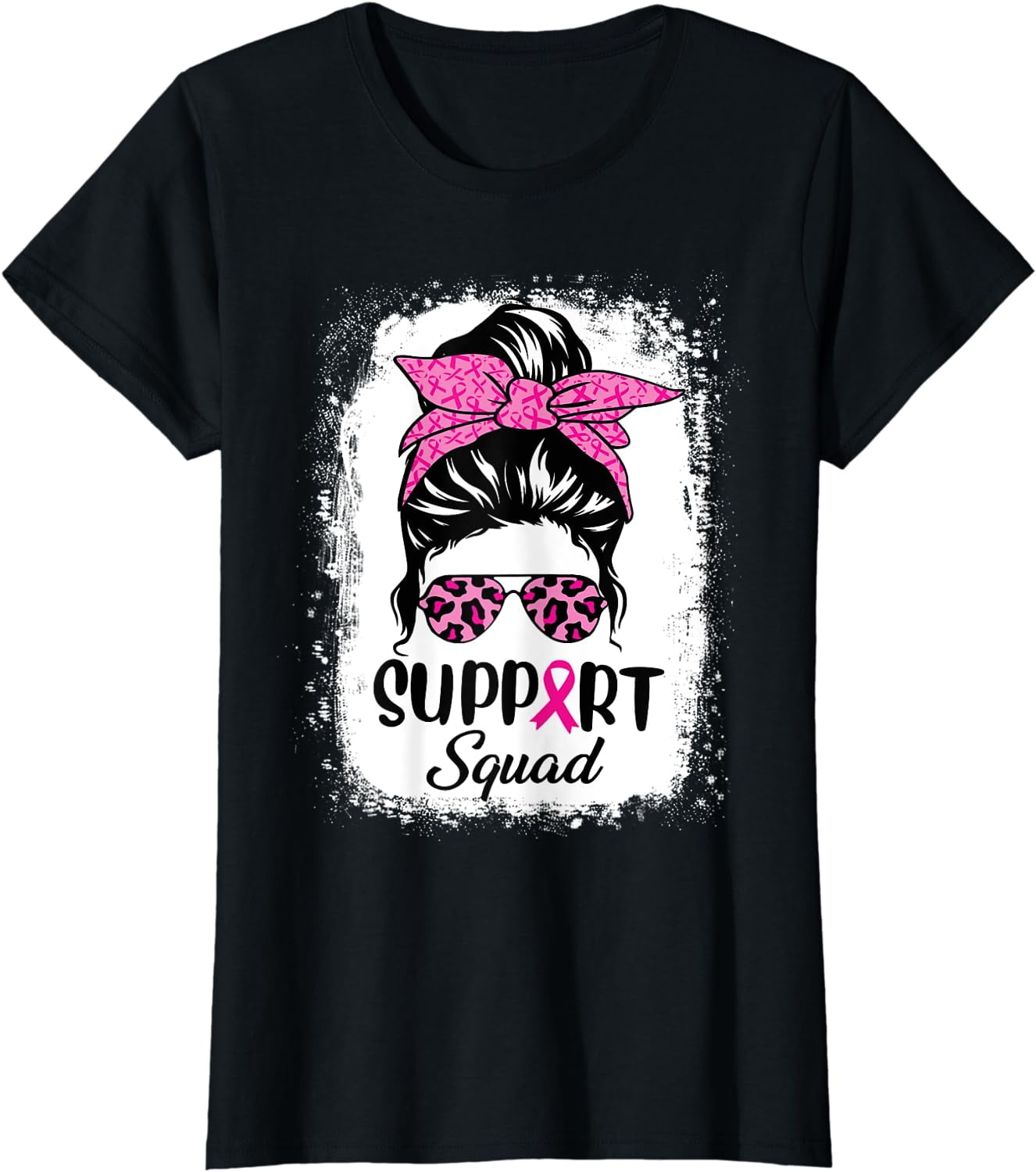 Breast Cancer Warrior Support Squad Breast Cancer Awareness T-Shirt - Walmart.com