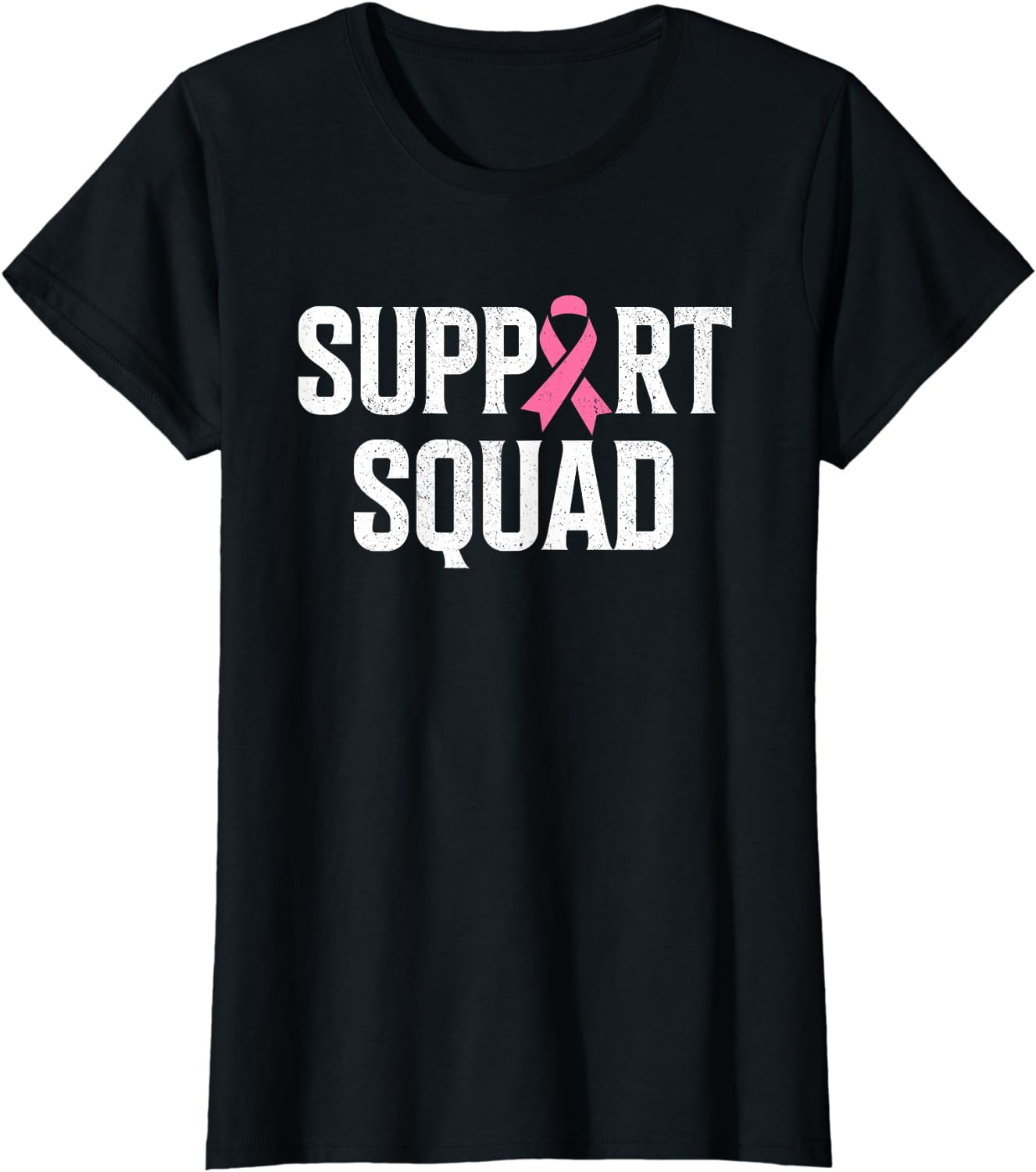 Breast Cancer Warrior Support Squad Breast Cancer Awareness T-Shirt ...